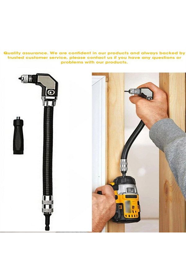 Choice 90 Degree Right Angle Drill 6.35mm Screwdriver Adapter Adjustable Flexible Bits Hex Socket Drill Trendyol