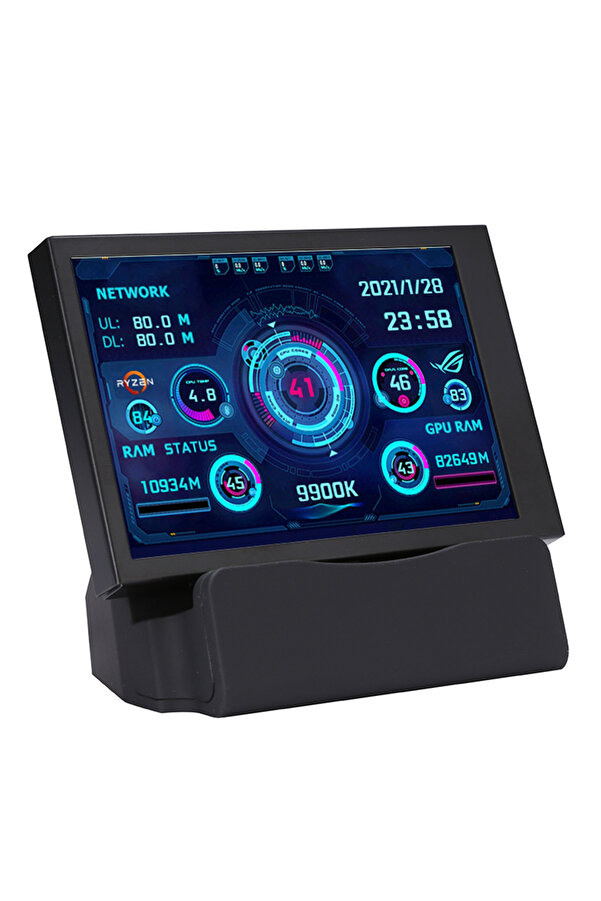 Choice New 3.5 Inch IPS Type-C Secondary Screen Computer CPU GPU RAM ...