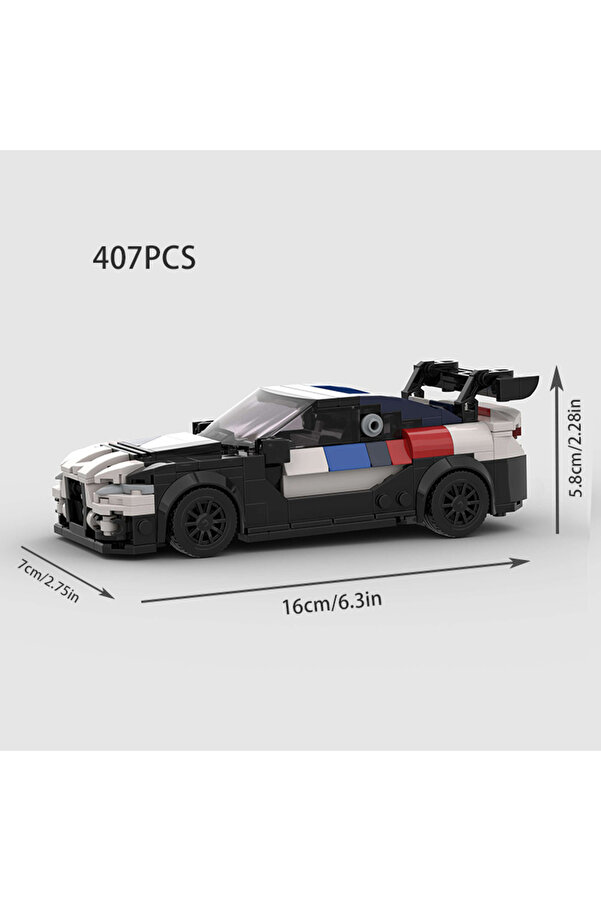 Choice MOC M4 GT4 G82 Classic Car City Speed Champions Racer Supercar ...