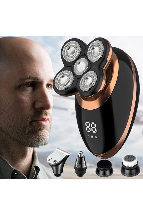 Choice 5 In 1 Electric Shaver For Men Bald Head Hair Clipper Nose Trimmer Floating 5 Blade Heads Shaving. Trendyol