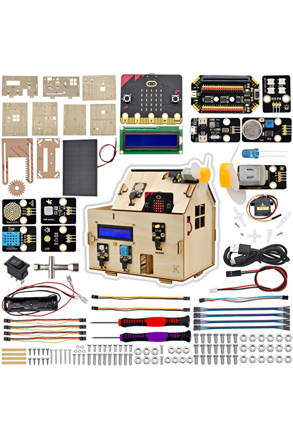 Choice Keyestudio Microbit V2 Starter Kit Smart Home Kit V2 for BBC Micro:Bit Starter Kit DIY ...