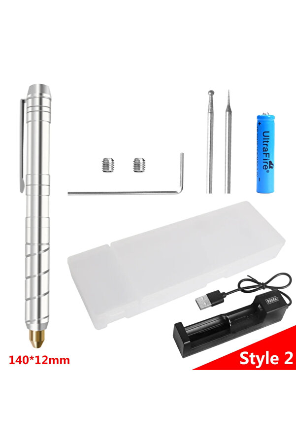 Choice 3.7V Electric Engraving Pen Kit Cordless Rechargeable Engraver ...
