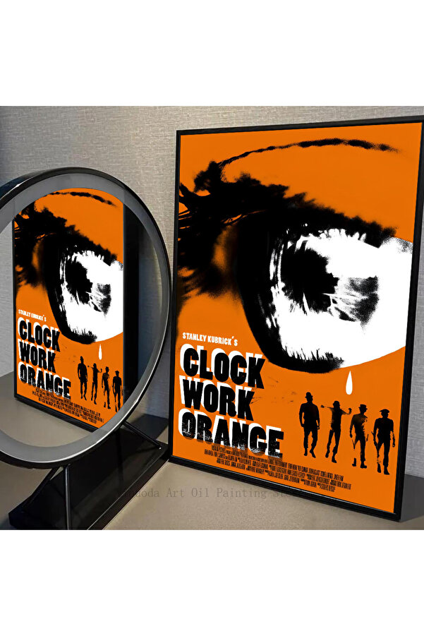 Choice 1PC A Clockwork Orange Movie Poster Self-adhesive Art Waterproof ...