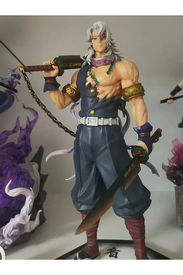 Choice 30cm Demon Slayer Figures Hantengu Anime Figure Himejima Gyoumei ...