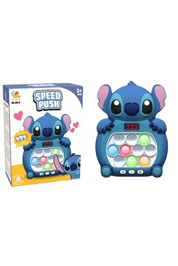 Choice Disney Stitch Mickey Quick Push Game Console Upgraded Fingertip ...