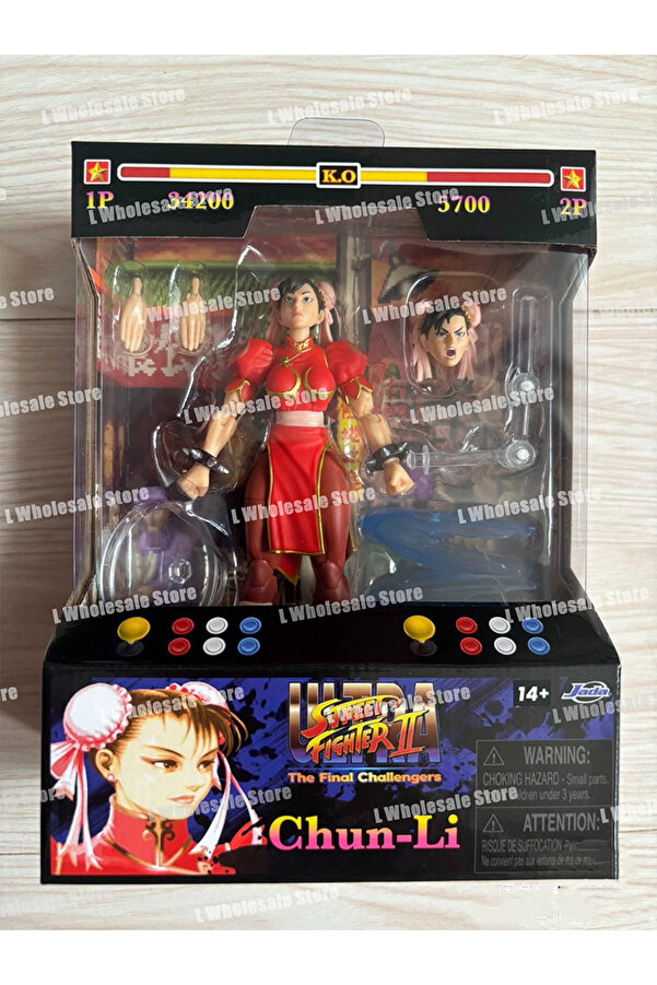 Choice Original Jada Toys Red Chun-Li Action Figure Chunli Ultra Street ...