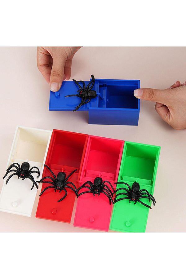 Fake spider prank store