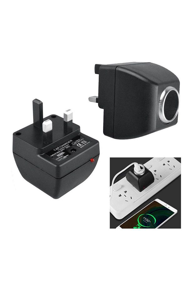 Choice Car Mounted Cigarette Lighter AC Adapter With Car Socket Auto Charger EU US UK Plug 220V To 12V D. Trendyol