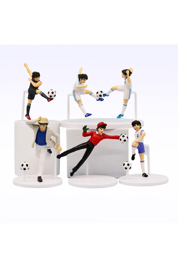 Choice Opp Bagged 6pcs Captain Tsubasa Anime Figure Ozora Tsubasa ...