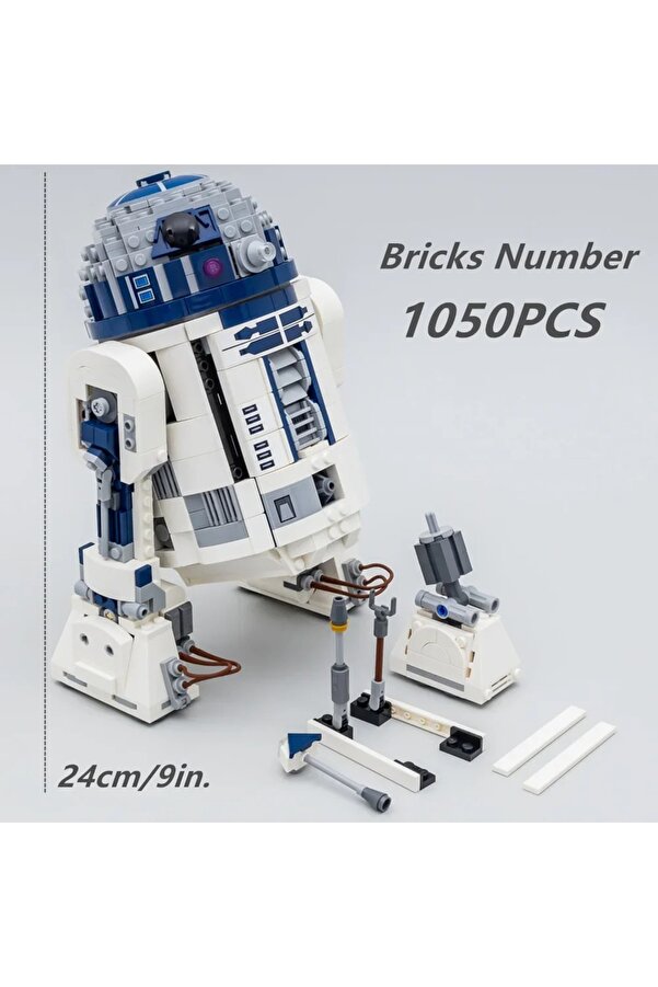 Miniso MINISO Disney Galaxy SPACE Battle Robots R2D2-Droid Model ...