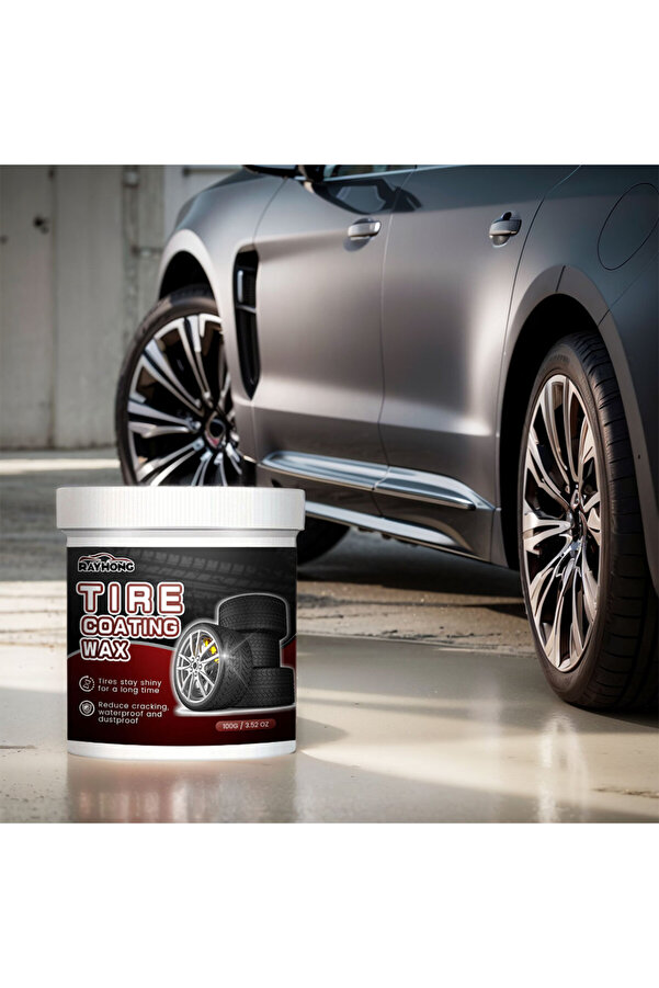 Choice 100g Auto Tire Cleaning Wax Brightening Car Detailing Rim ...