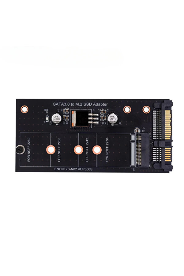 EOENKK M.2 NGFF Msata SSD To SATA 3.0 2.5 M2 PCI SSD Converter Riser ...