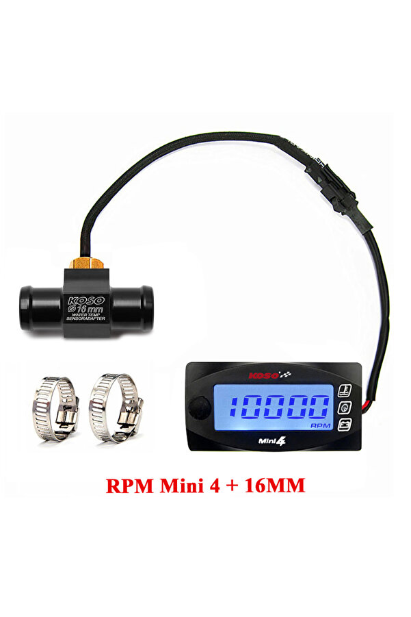 Choice koso Tachometer Motorcycles RPM water temperature VoltageTime ...