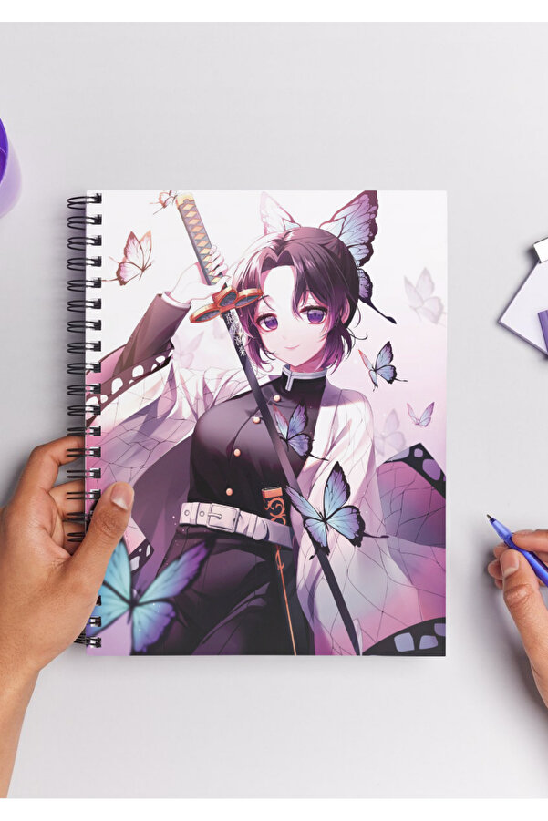 Home Demon Slayer Shinobu Spiral Notebook A5 (50 Sheets) - Trendyol