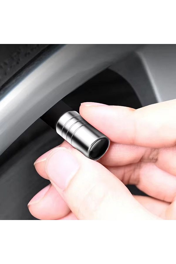 Choice 4PCS Set New Metal No Logo Car Wheel Tire Valve Caps Covers Dust proof Auto Parts For Car Truck B. Trendyol