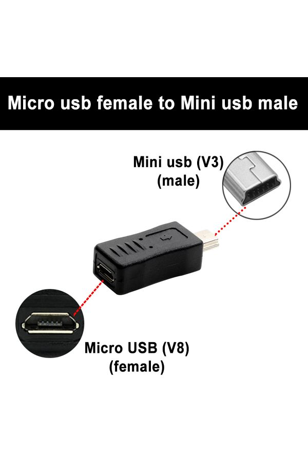 Mini usb to micro usb adapter store