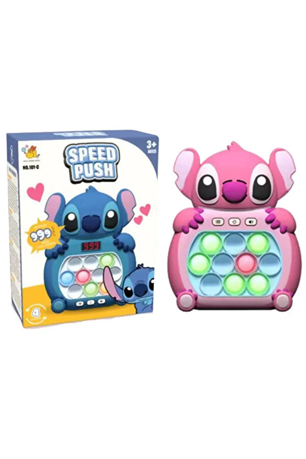 Choice Disney Stitch Mickey Quick Push Game Console Upgraded Fingertip ...