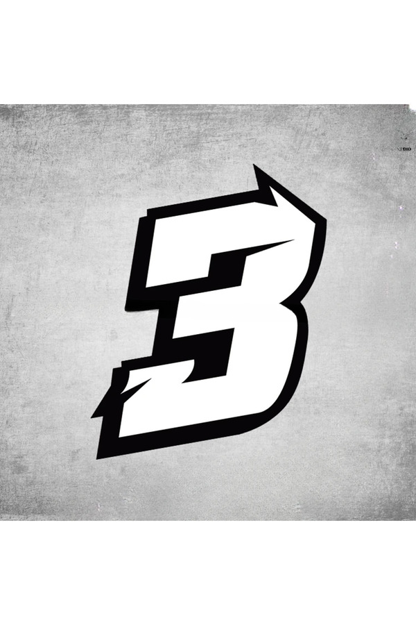 Choice JDM Style 0123456789 Numbers DIY Racing Driver Number Waterproof ...