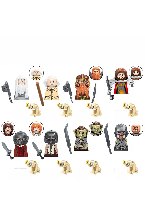Choice TV6410 Mini Bricks Gothmog Sauron Bolg Azog Gandalf Saruman ...
