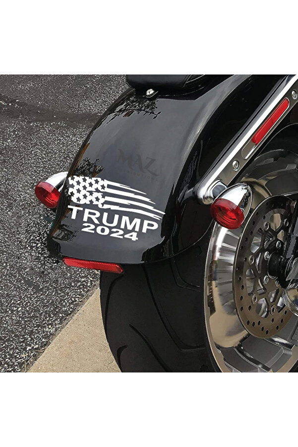 Choice Trump 2024 Sticker Vinyl American Flag Trump Motorcycle Sticker ...
