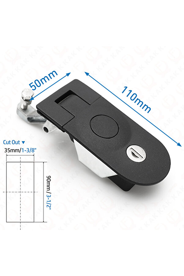 Choice KAK Compression Latch Lock Flush Mount Cabinet Lock Zinc Alloy ...