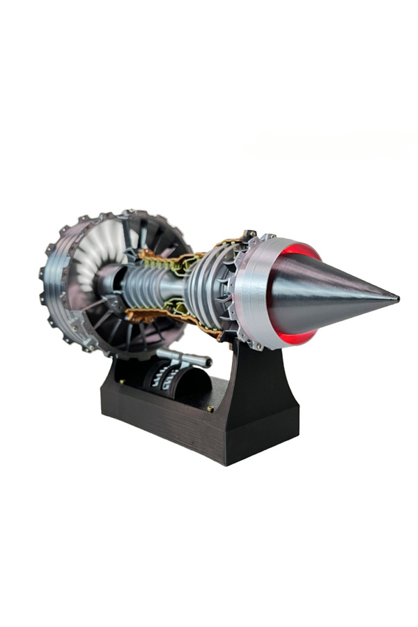 Choice Turbojet fan engine model adjustable speed tail flame light ...