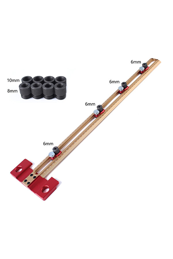 toohr 4 in 1 Drilling Positioning Ruler Combination Scribe Angle ...