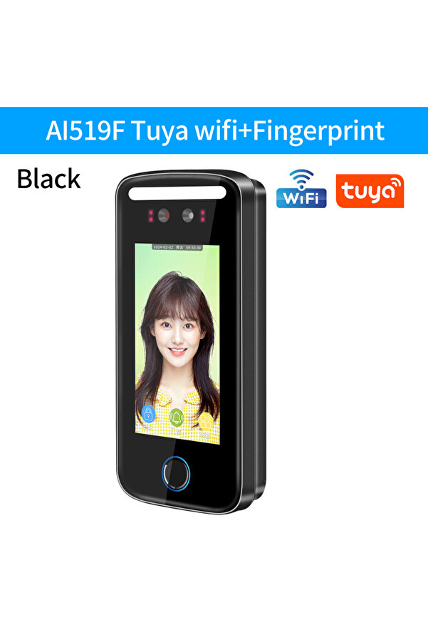 Choice Tuya Smart Life Wifi Dynamic Face Recognition Access Control TCP / IP 125K RFID Time ...