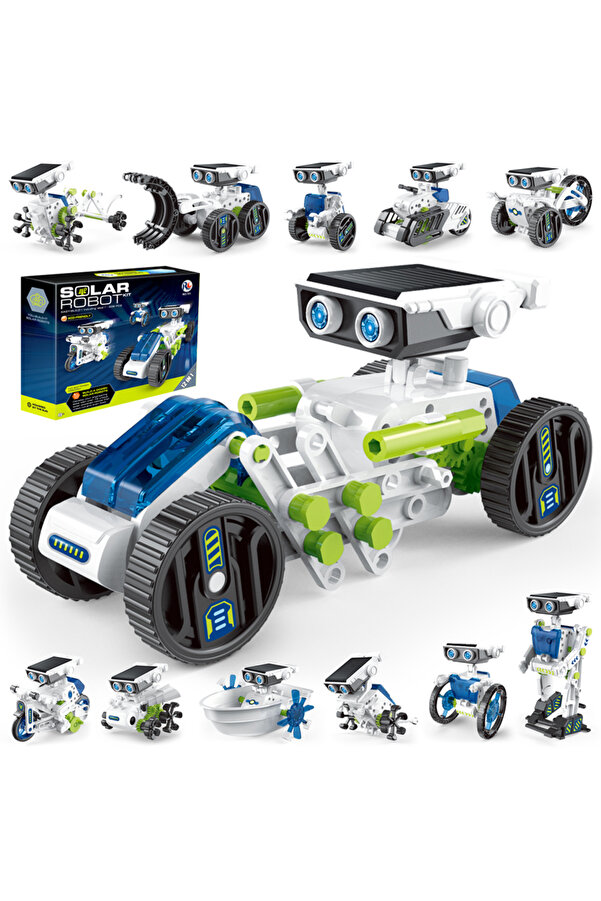 Choice 12 in 1 Science Experiment Solar Robot Toy DIY Building Powered ...
