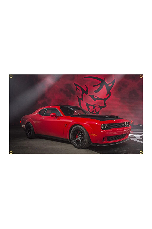 Choice 3X5Ft SRT Hellcat Demon Dodge Challenger Car Racing Flag Banner ...