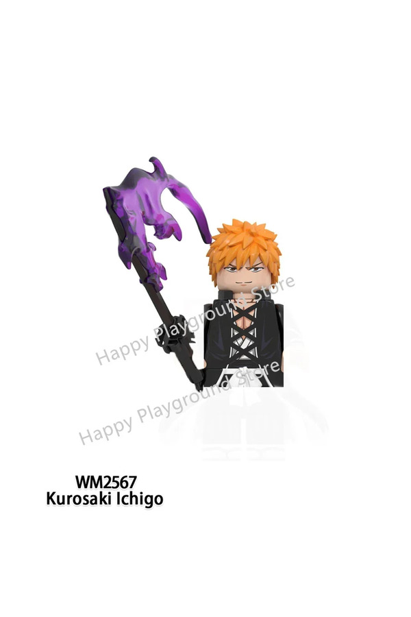 Choice Japanese Cartoon TV BLEACH Anime Ichigo Minifigures Bricks Dolls ...