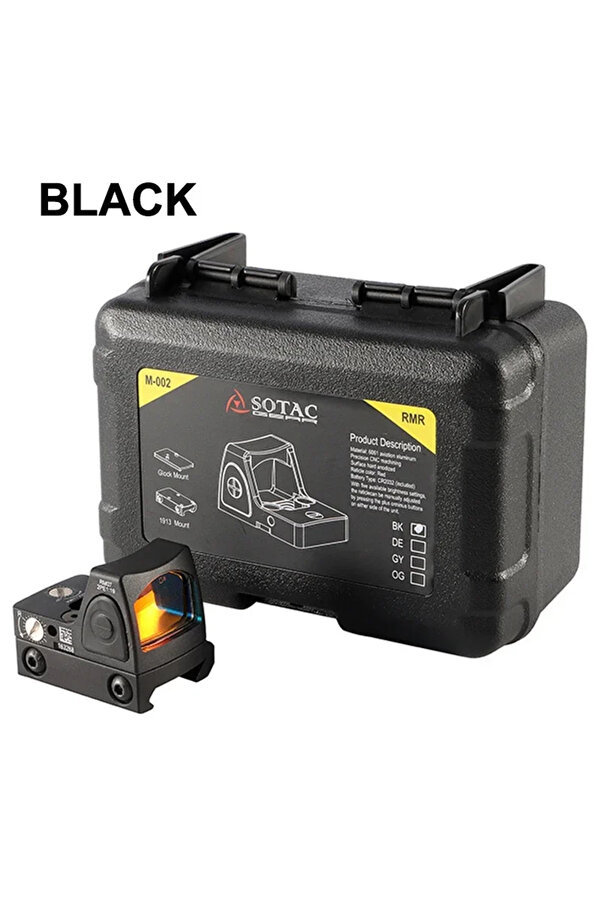 Choice Mini RMR Red Dot Sight Collimator Rifle Reflex Sight Scope fit ...