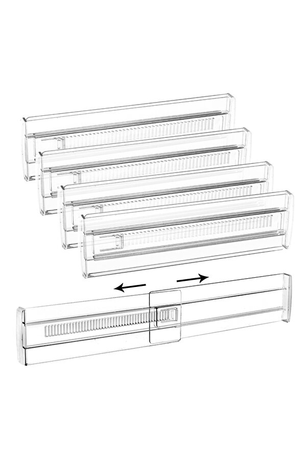 Choice 4 Pack Drawer Dividers, Expandable Drawer Organizer Dividers ...