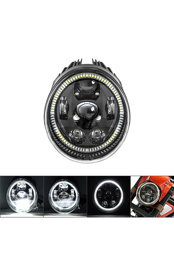 Choice Motorcycle Headlight For V-Rod Muscle Night Rod With White Angel ...