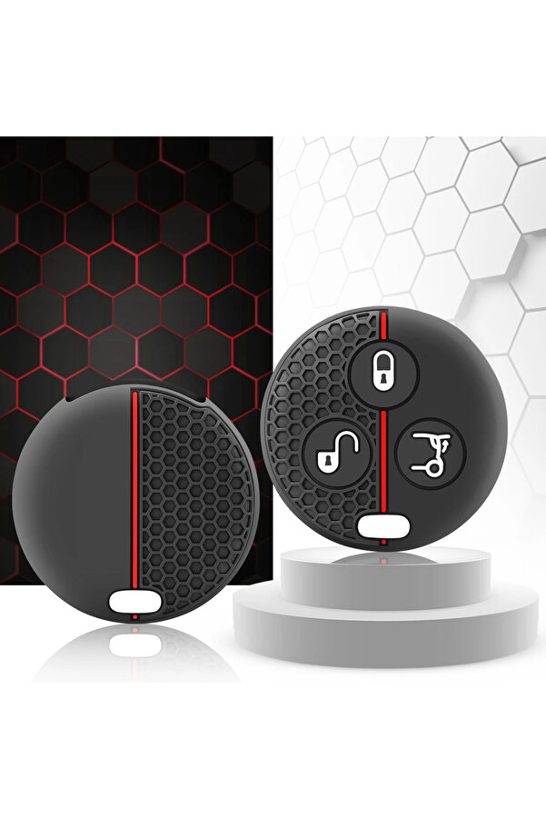 Choice 3 Buttons Silicone Car Key Cover Fob Case For Mercedes Benz ...