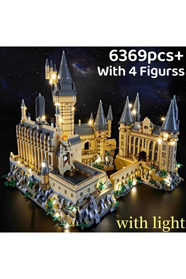 yaafun Micro Bricks City Creative Medieval Magic School Castle Famous ...