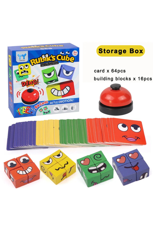 Choice Bell Kids Face Change Expression Puzzle Building Blocks ...