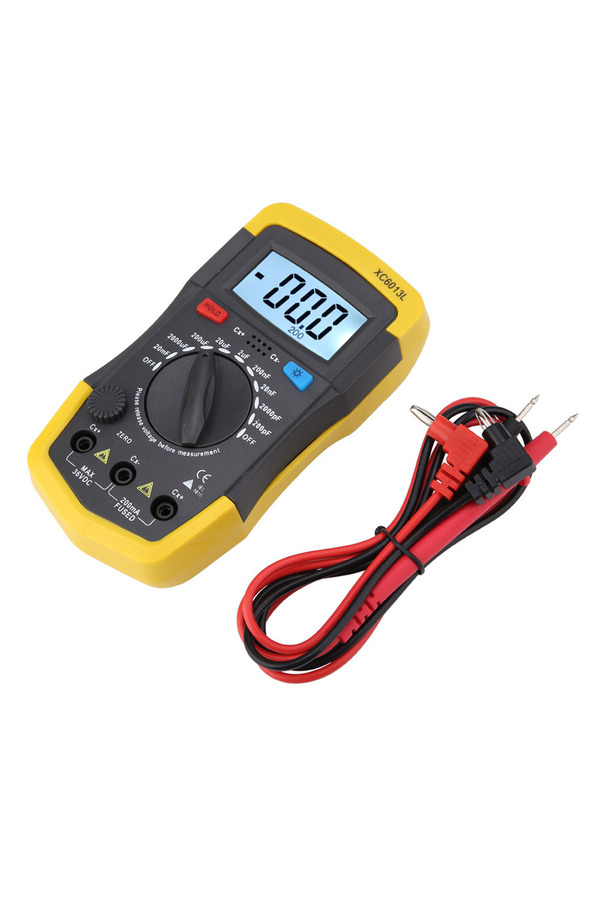 Choice XC6013L LCD Digital Capacitance Meter Capacitor Tester mF uF ...