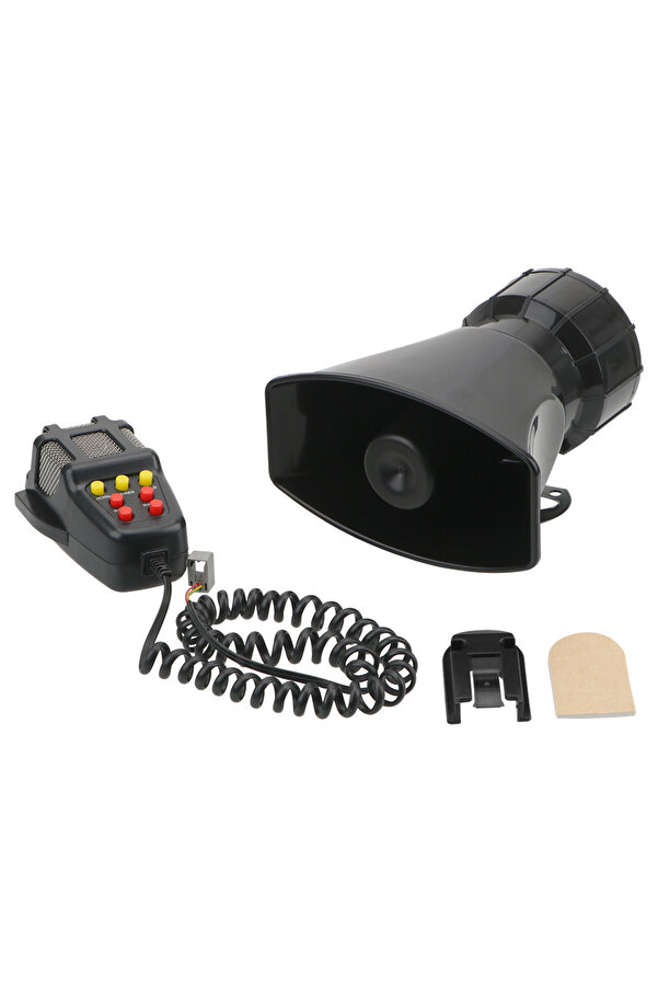 Choice 100W 12V Motorcycle Horn Mic PA System Amplifier Hooter Speakers ...