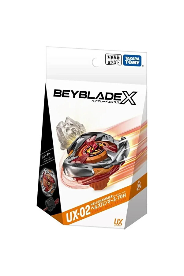 Choice Original Takara Tomy Beyblade X UX-02 Starter Hell's Hammer 3-70H - Trendyol
