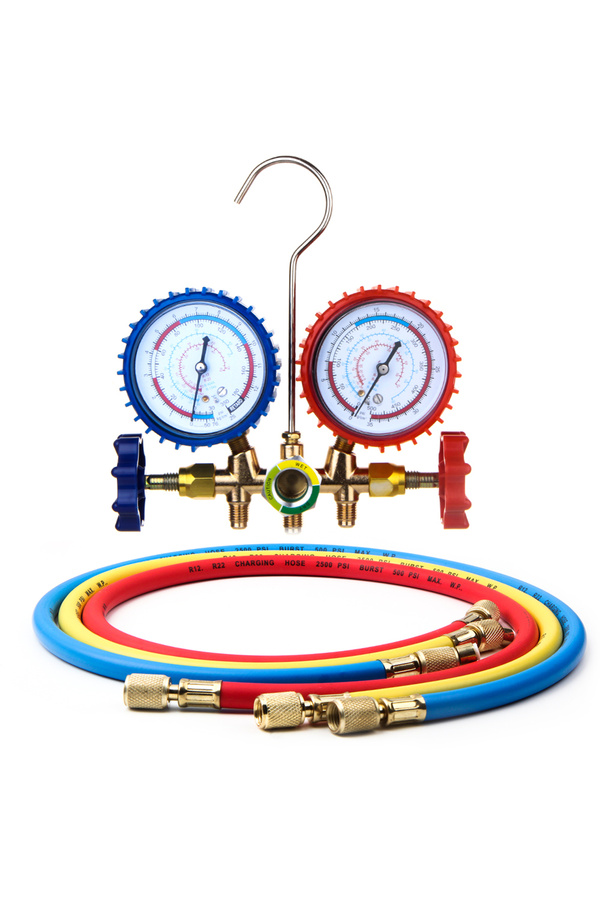 Choice R32 R410a 3 Way AC Diagnostic Manifold Gauge Set for Freon Charging Fits R410a R404A ...