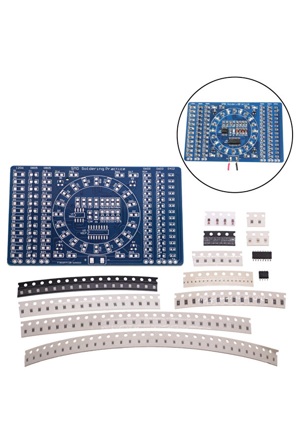 Choice SMD NE555 CD4017 Rotating Flashing LED Components SMT LQFP44 ...