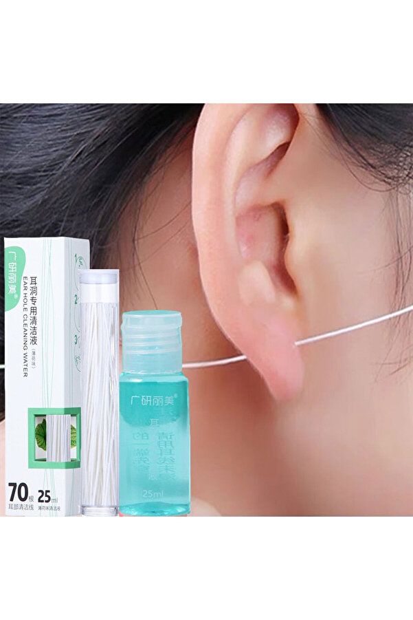 Choice Earrings Hole Cleaner Disposable Ear Hole Piercing Cleaning Line ...
