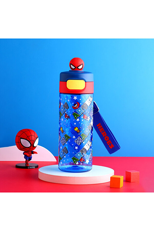 Choice Disney Strawberry Bear Spider Man Plastic Bottle Double Drink ...