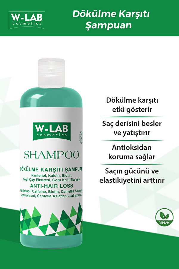 W-Lab Kozmetik 400 ml Anti-Spill Shampoo - Trendyol