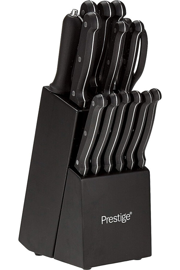Prestige 15 pcs Knife Block set ( Black Base ) - Trendyol