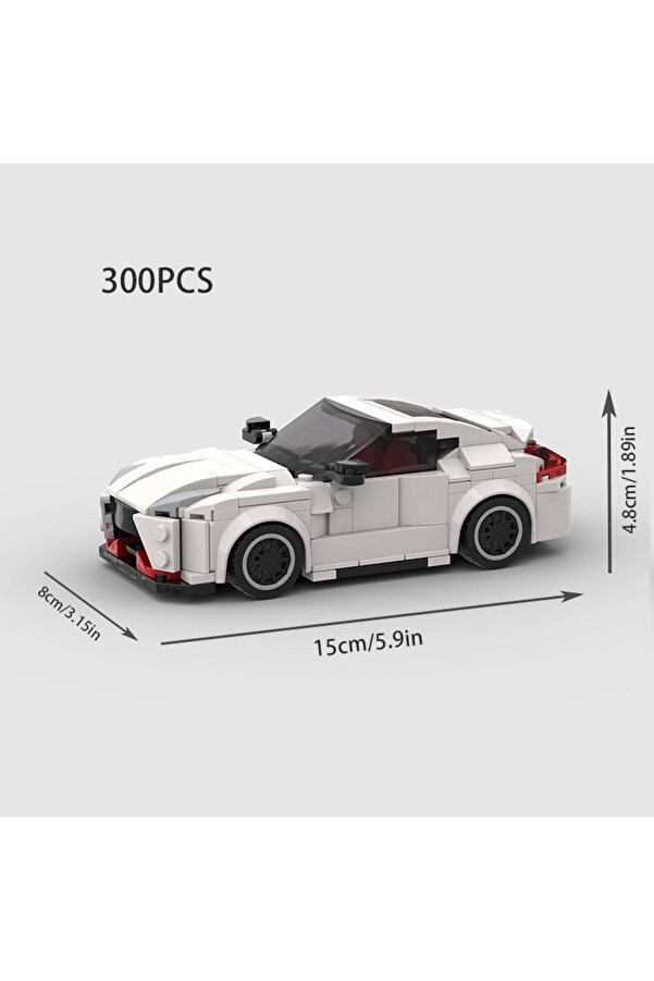Choice MOC 370Z Brick Technical Car Speed Champion Racer Building Block ...