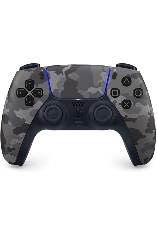 Sony Playstation 5 DualSense Wireless Cont 06X - Grey Camouflage- Trendyol