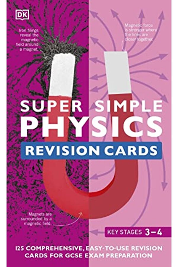 DK CHİLDREN Super Simple Physics Revision Cards Key Stages 3 and 4: 125 ...