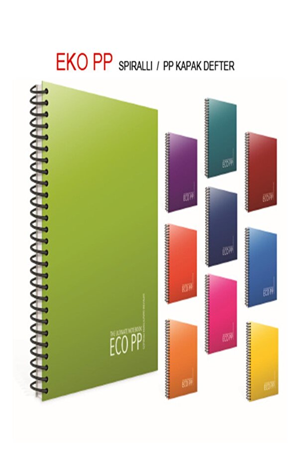 ChicAura Gıpta Eco A4 Spiral Pp Cover Notebook 100 Sheets Checkered ...